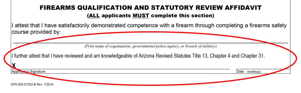 Military Applicants - AZ CCW ONLINE